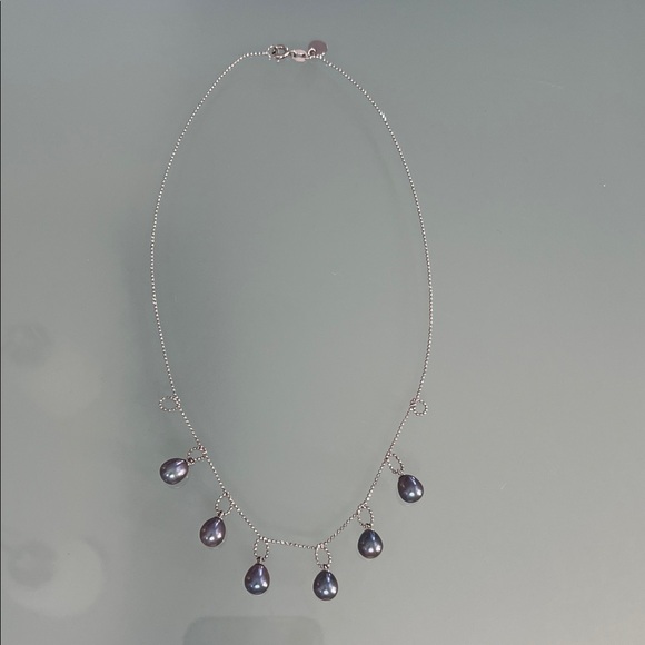 Tiffany & Co. | Jewelry | Tiffany Co Iridesse Black Pearl Necklace ...